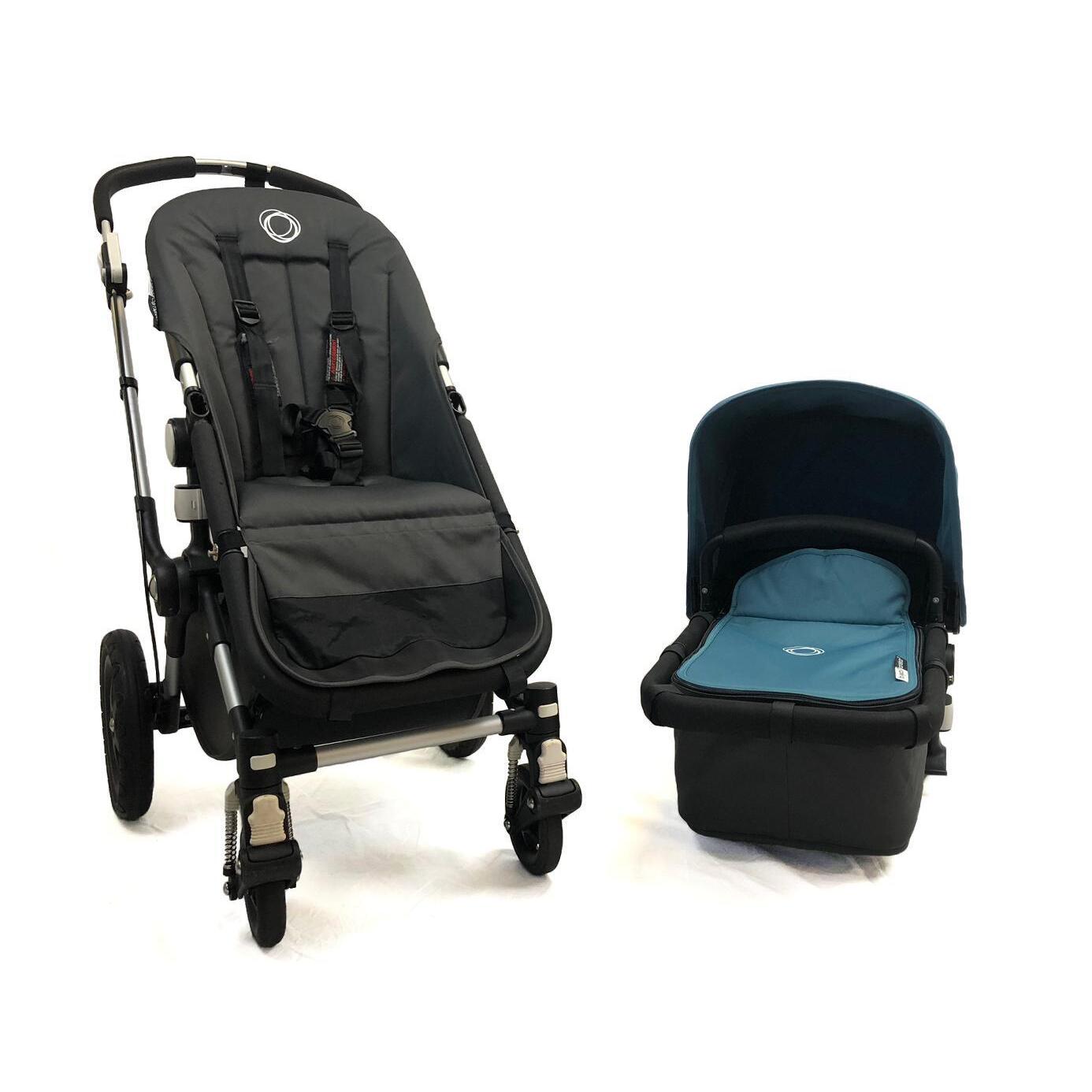 Bugaboo Cameleon Bekleding Set - Antraciet / Petrol kopen? Goedkoop ...